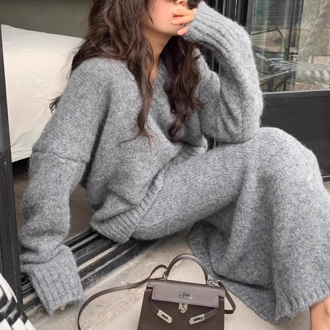 Orielle Wool Co-ord Set – ALUSSÉ